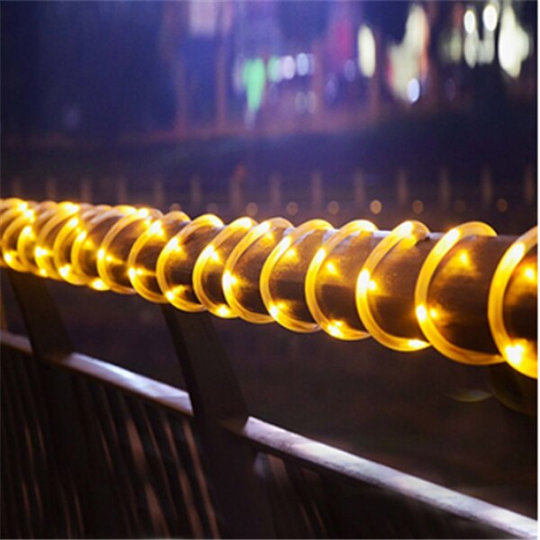10m/20m/30m Hose LED String Lights Solar Panel Fai... – Grandado