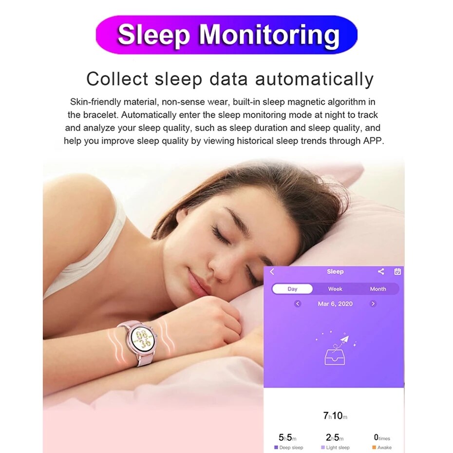 Smart Watch Women Full Touch Waterproof Multi-spor... – Vicedeal