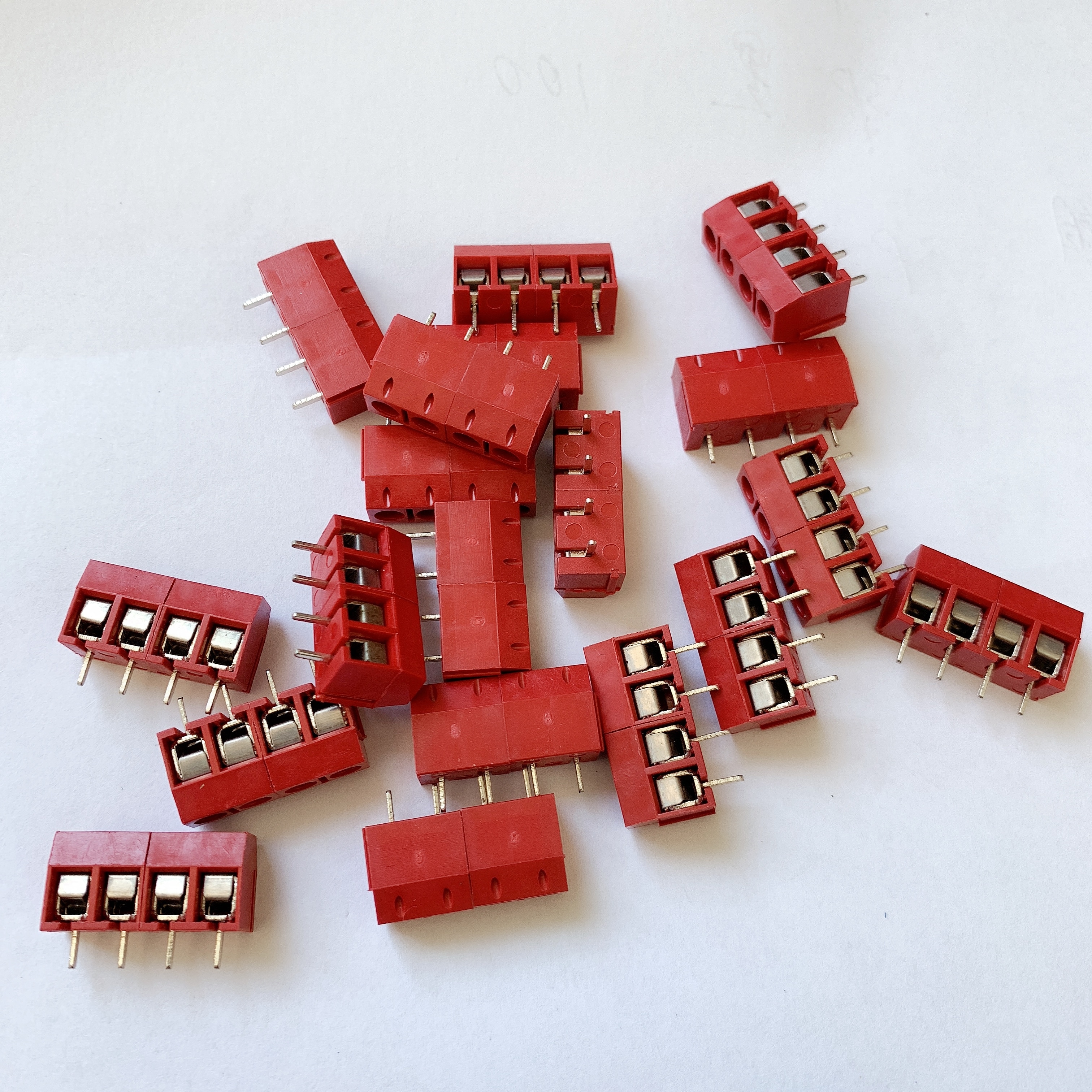 20PCS/LOT kf301-4p splice, screw type PCB spacing ... – Vicedeal