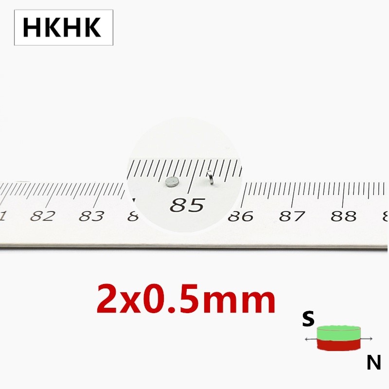 Hkhk 100 200 Pcs Mini Magneet Dia.2x0.5 Mm Mm Mini... – Vicedeal