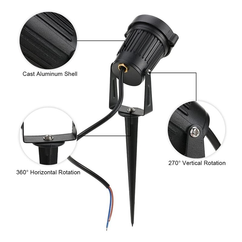 4Pcs Landscape Lights 5W LED Garden Lights 12V Pat... – Grandado