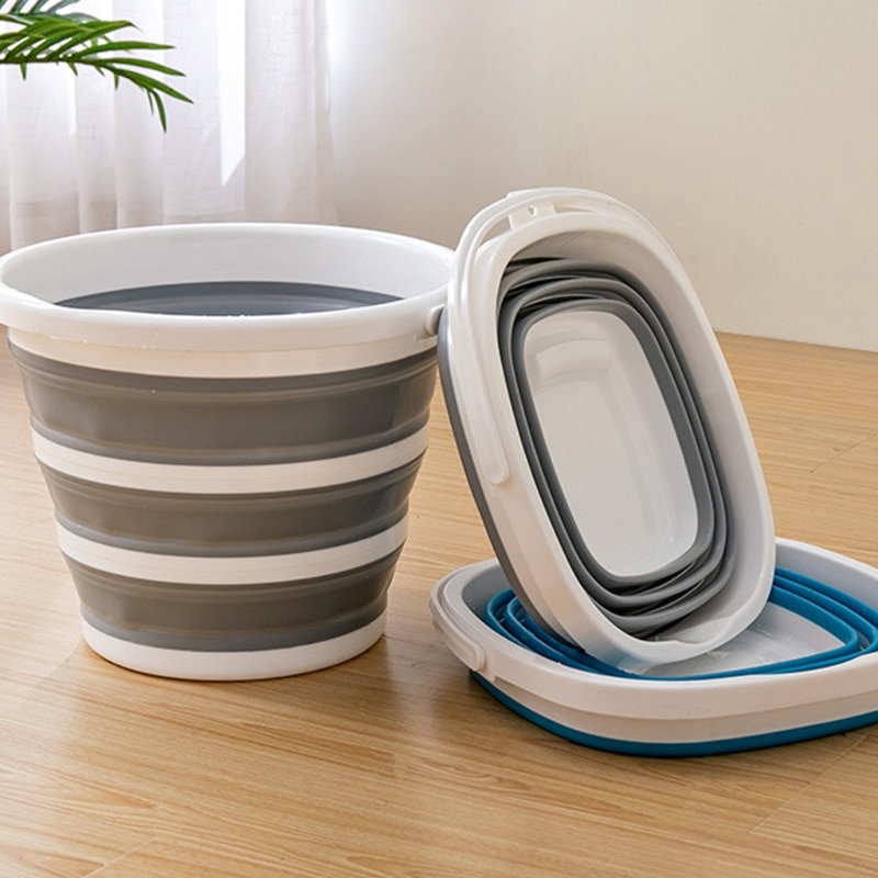 Collapsible Folding Bucket Space Saver Silicone Fo... – Vicedeal