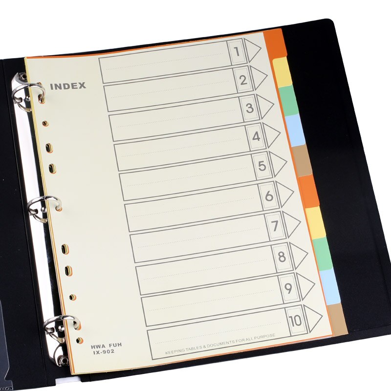 Taiwan HFYP IX-902 Sorting Classify Binder Index D... – Grandado