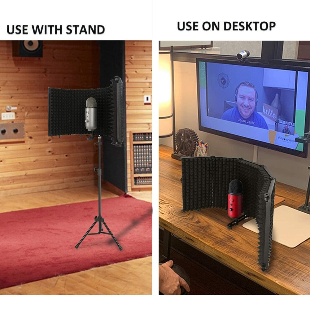 Mic Sound Absorbing Foam Microphone Isolation Shie... – Grandado