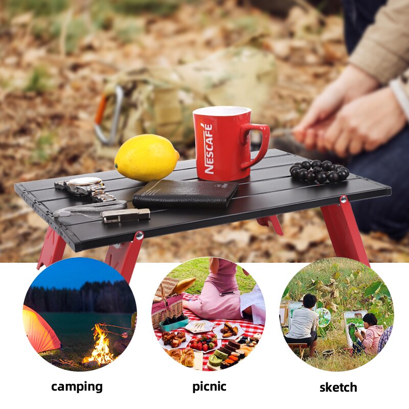 Ultralight outdoor Folding Camping mini table Tour... – Grandado