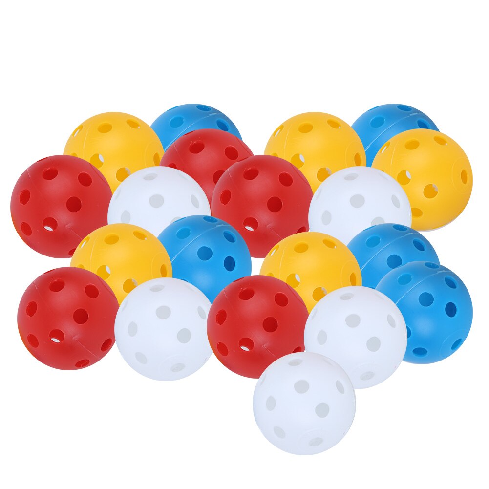20Pcs Balls Mixed Color Plastic 26 Holes Hollow Tr... – Grandado