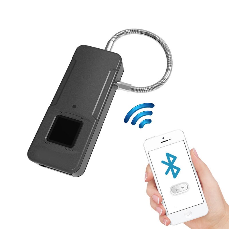 Fipilock Bluetooth Fingerprint Lock Smart Lock Hom... – Vicedeal