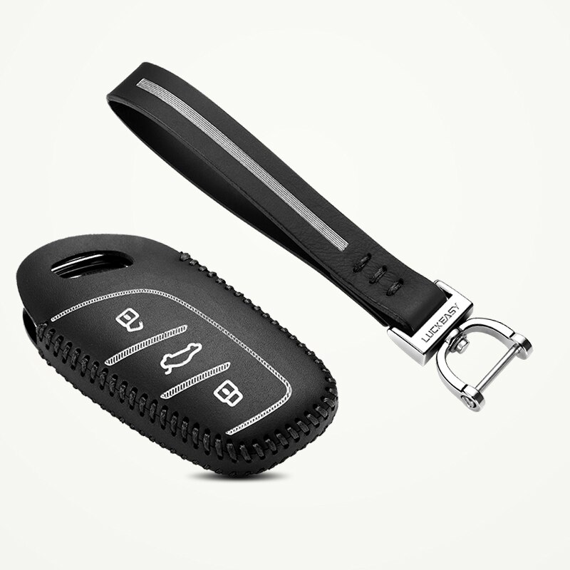 For MG HS leather Smart Remote key Case Cover Hold... – Vicedeal