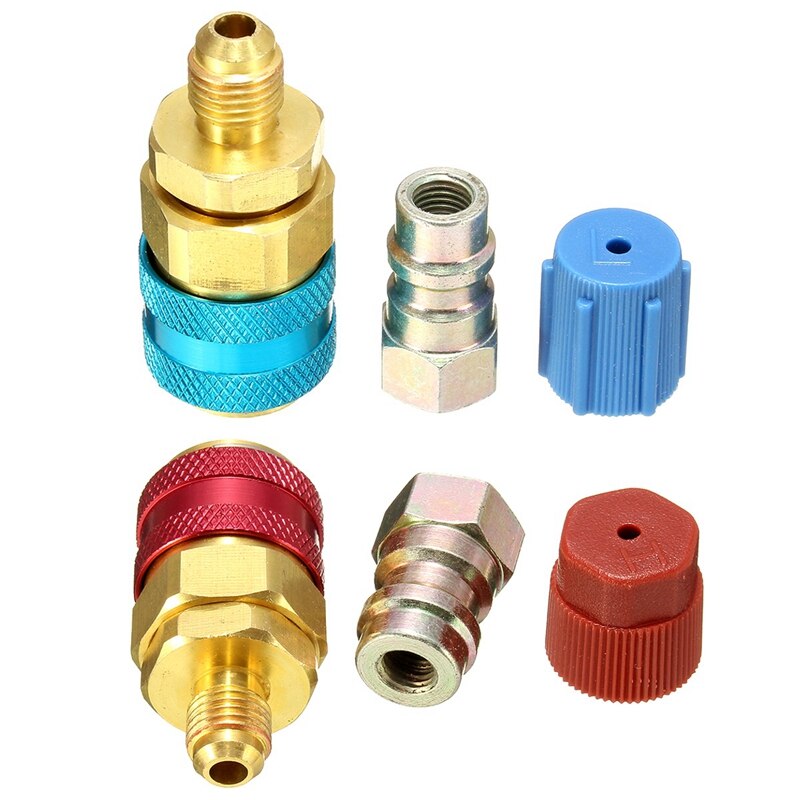 High and Low Side Expansion Adapter R134A Freon Qu... – Grandado
