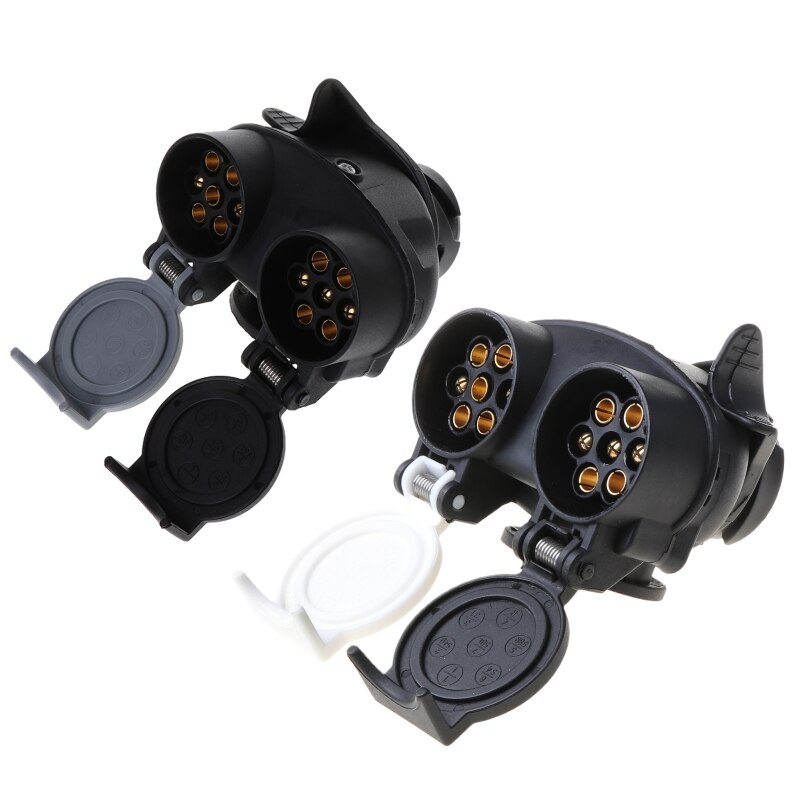 13 Pin Plug to 12N / 12S 7 pin Sockets Caravan Tow... – Vicedeal