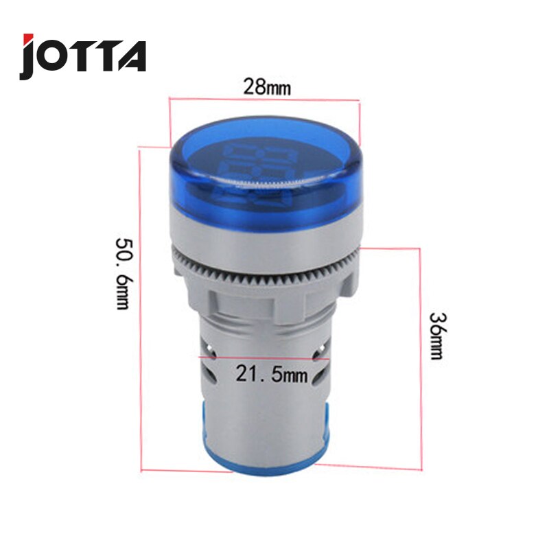 Mini Digital Voltmeter 22mm Round AC 60-500V Volt ... – Vicedeal