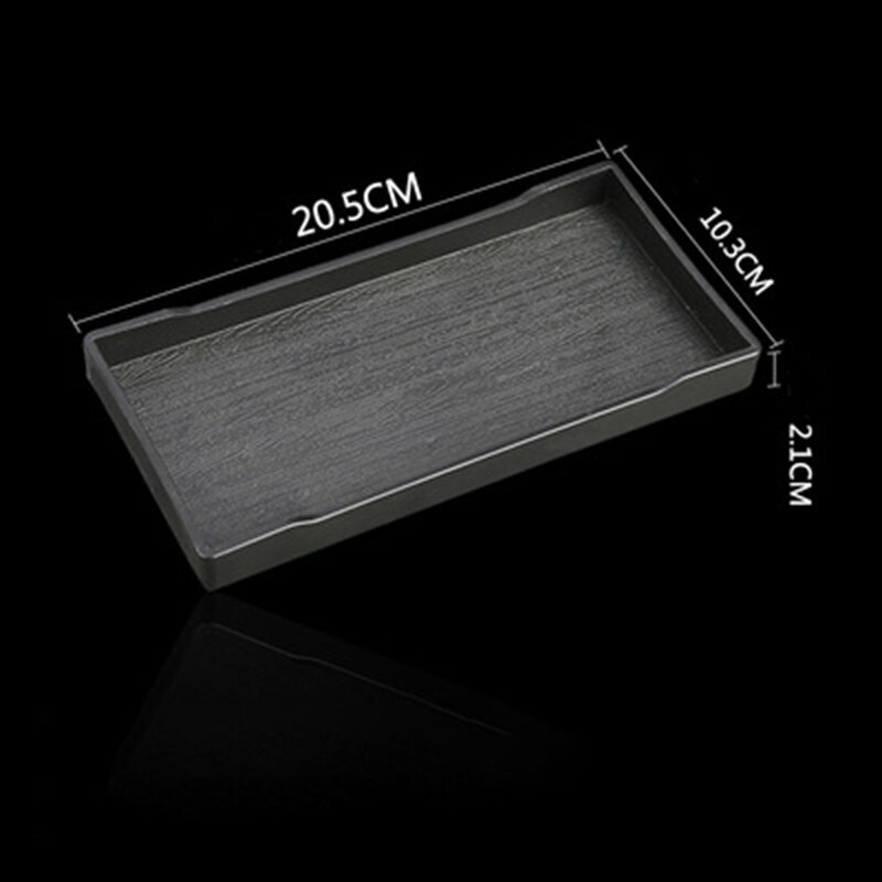 Black White Rectangular Hotel Melamine Tray Water ... – Grandado