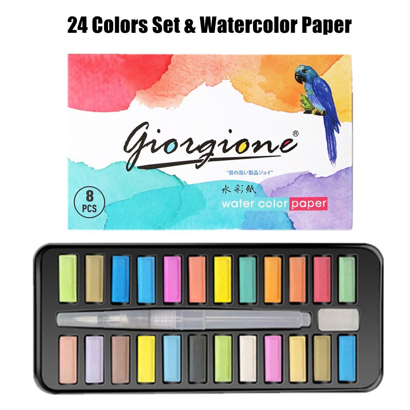 Watercolors Set 12/18/24/36 Colors Pigment for Wat... – Grandado