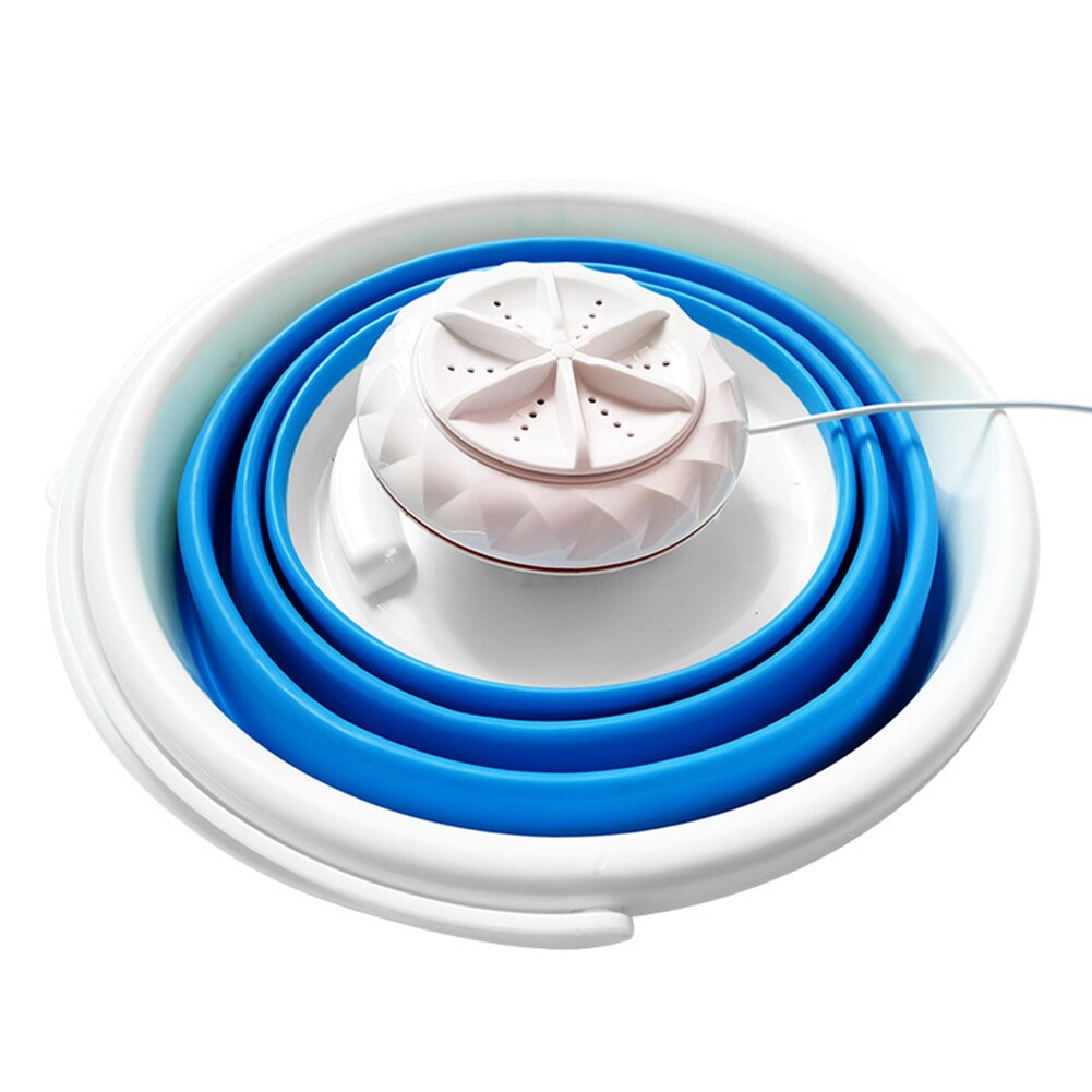 Mini Foldable USB Bucket Turbo Washing Machine Por... – Grandado