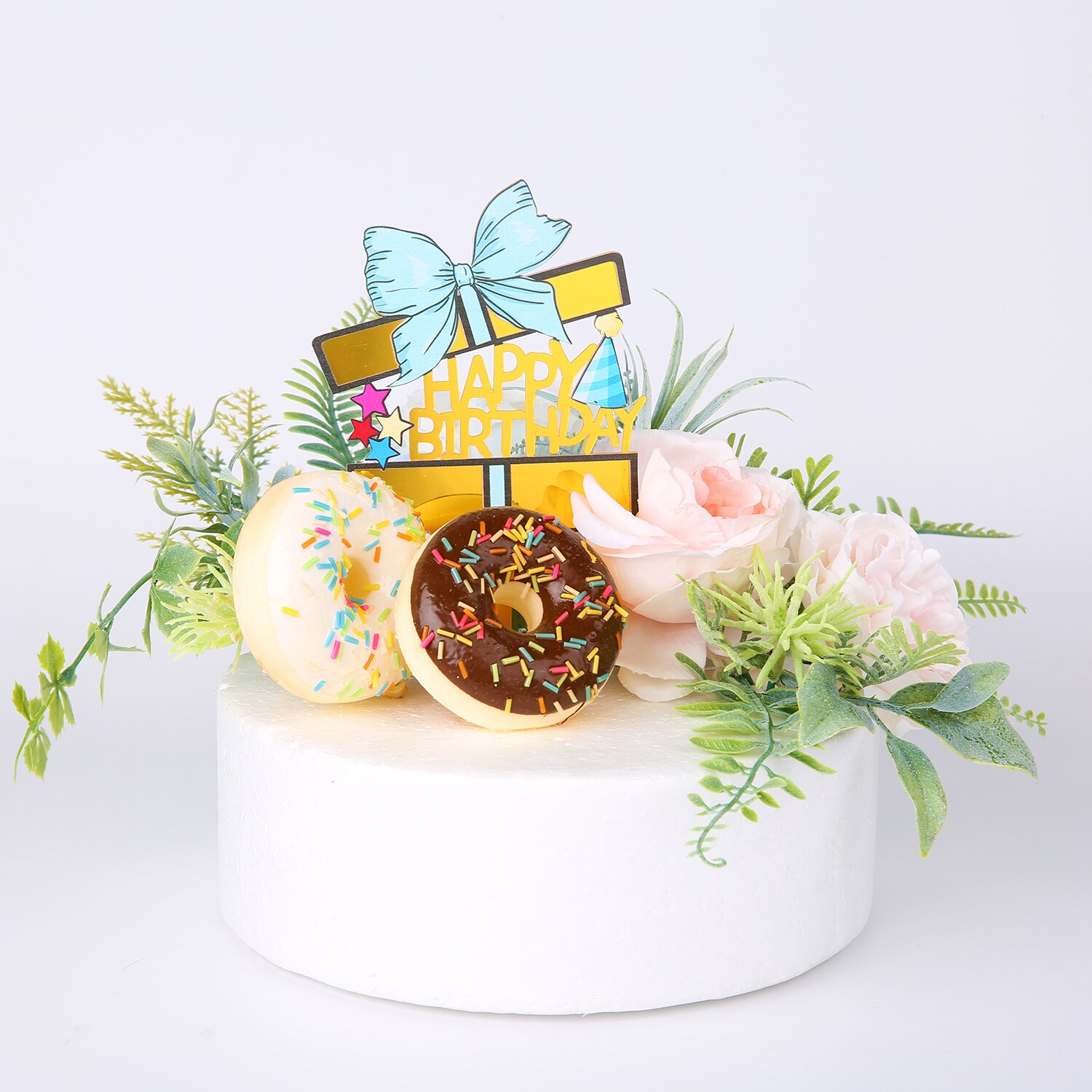 Acrylic Cake Topper Happy Birthday Cake Topper Col... – Grandado