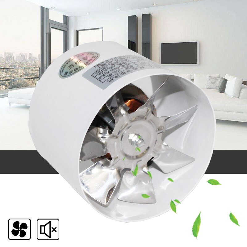 100MM Silent ventilation duct fan for bathroom, 22... – Grandado