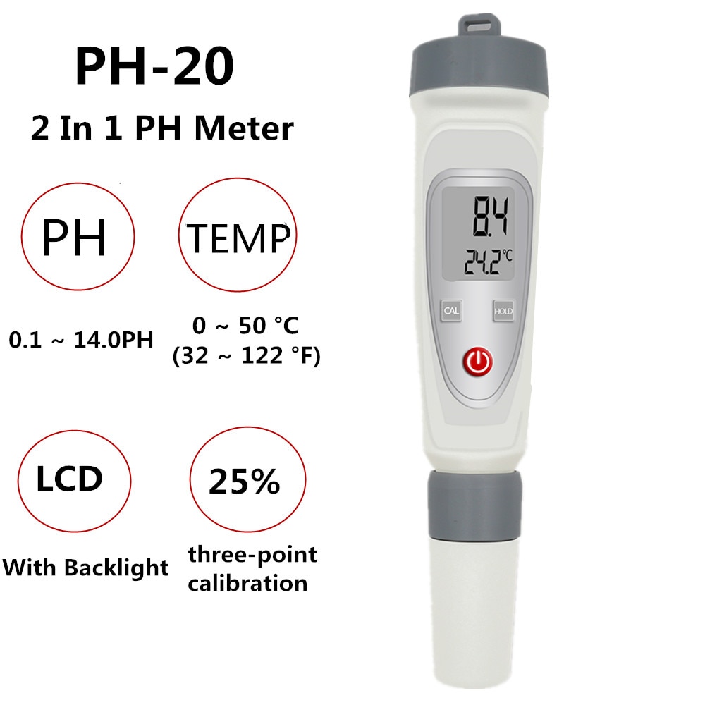 PH-20 Digital PH-Meter Tragbare Stift Typ Präzisio... – Vicedeal