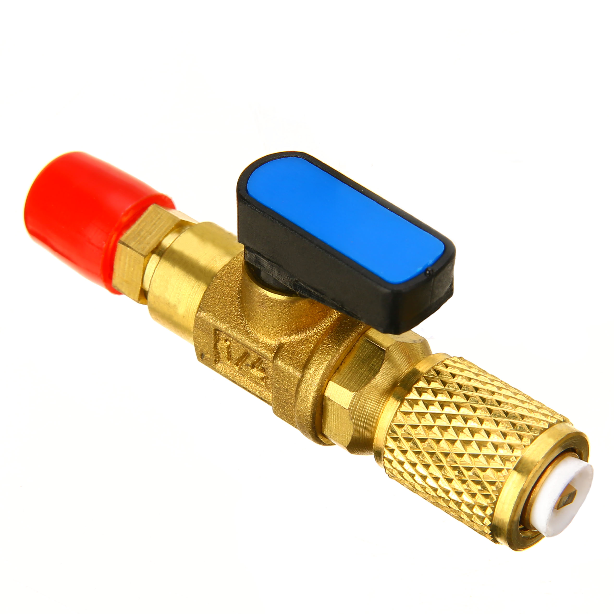 1PC HVAC A/C Straight SHUT-OFF Ball Valve Adapter ... – Vicedeal