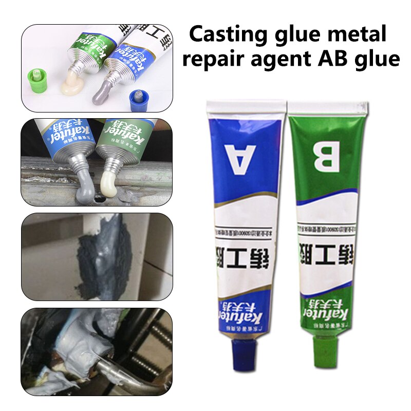 A + B Metal Repair Glue Super Iron Steel Car Radia... – Grandado