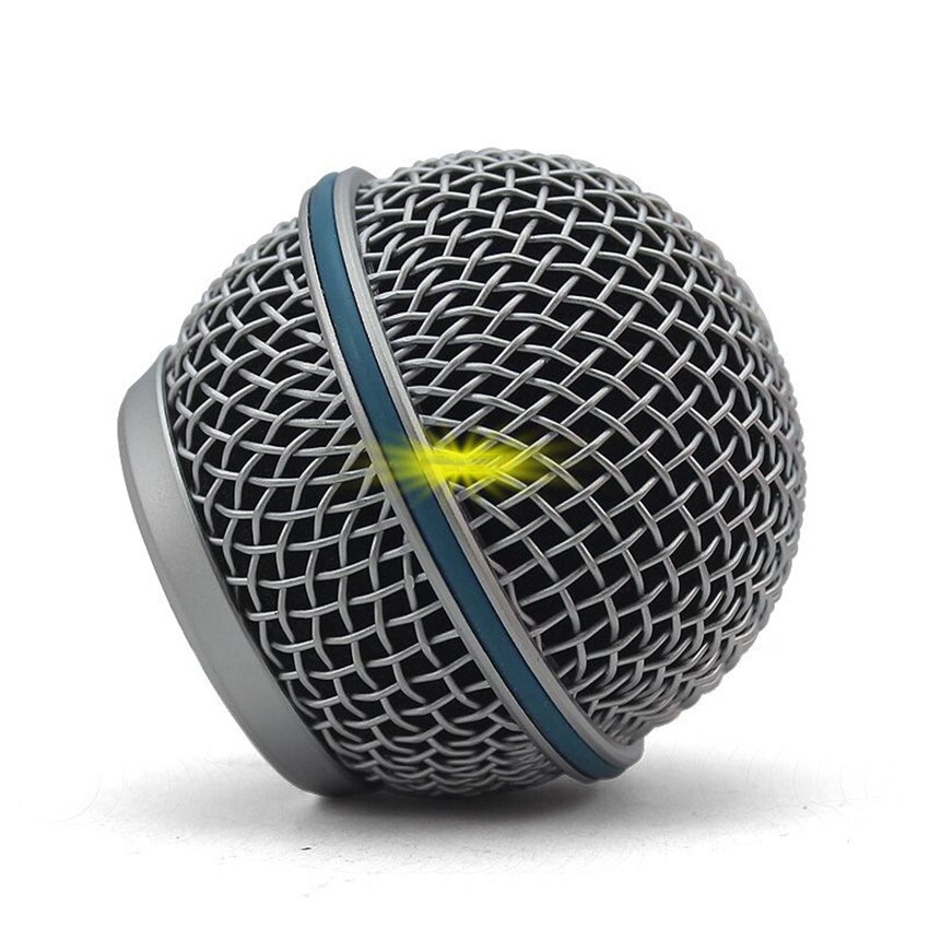 Replacement Blue Steel Mesh Microphone Grille Head... – Vicedeal