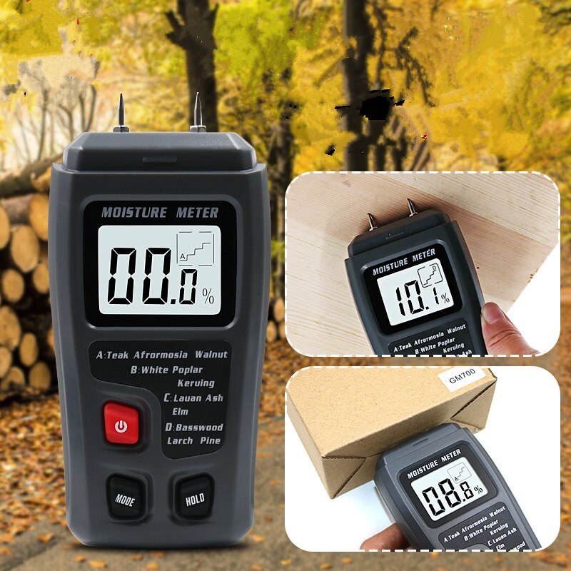 Two Pins humidity meter digital wood 0-99% Humidit... – Vicedeal