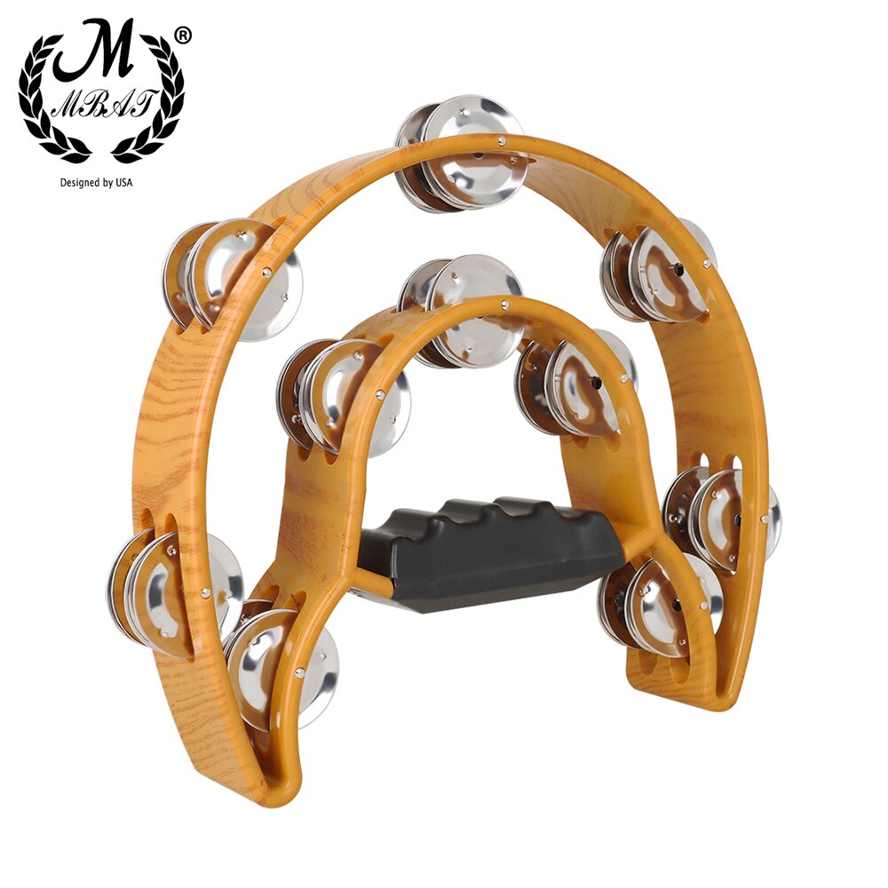 M Mbat Spin Rammelaar Hand Bel Percussie Instrumen... – Grandado