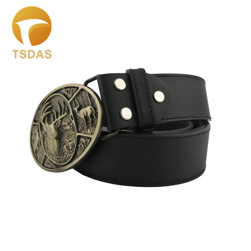 Deer Gesp Met Antiek Messing Afwerking Geschikt Vo... – Grandado