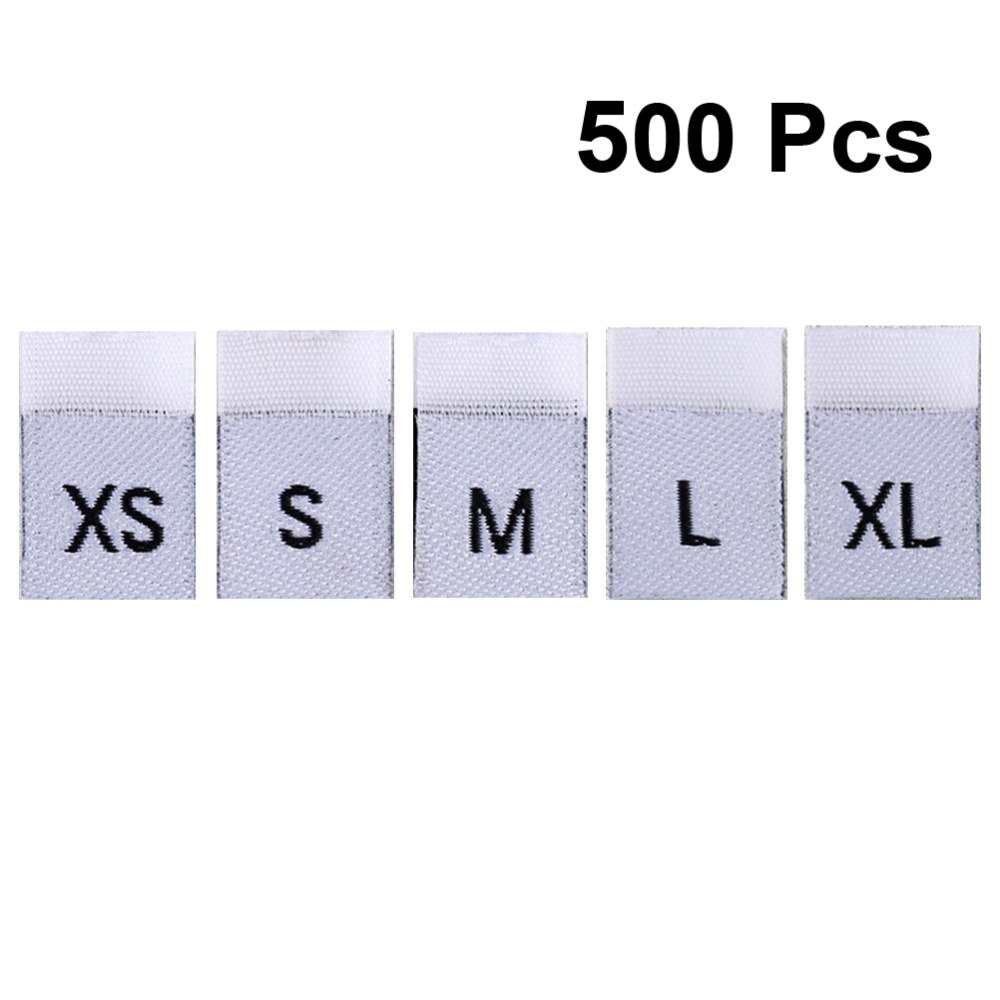 500 Stuks Kleding Size Labels Gevouwen Doek Labels... – Vicedeal