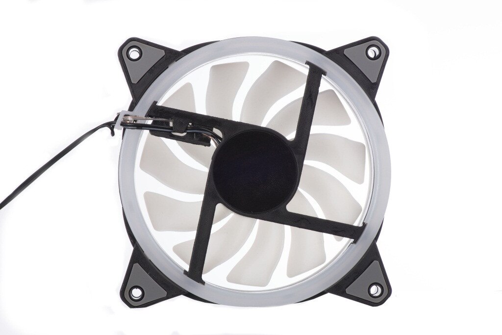1Pc Radiator Fan Dual Diafragma Rgb 12Cm Met 65 Le... – Grandado