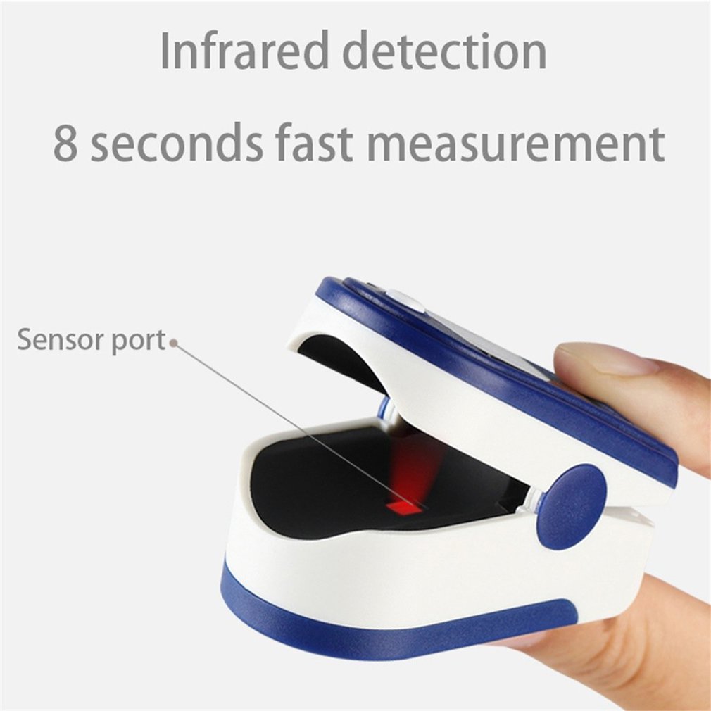 OLED Display Fingertip Blood Pulse Oximeter Heart ... – Vicedeal