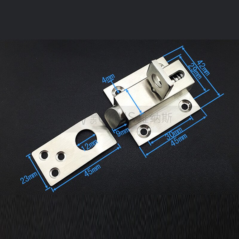 stainless steel Self-closing Automatic latch/bolt,... – Grandado