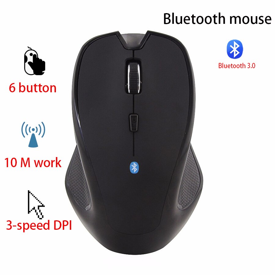 Draadloze muis 6d computermuis reis notebook ergon... – Vicedeal