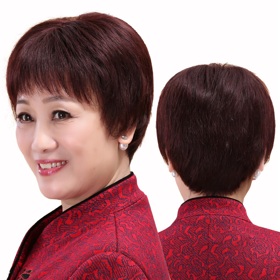 Synthetic fiber heat-resistant mother short hair n... – Vicedeal