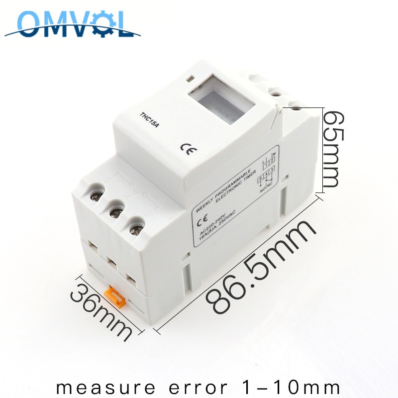 1PC CE Din Rail Digital 16 Sets Programmable Timer... – Grandado
