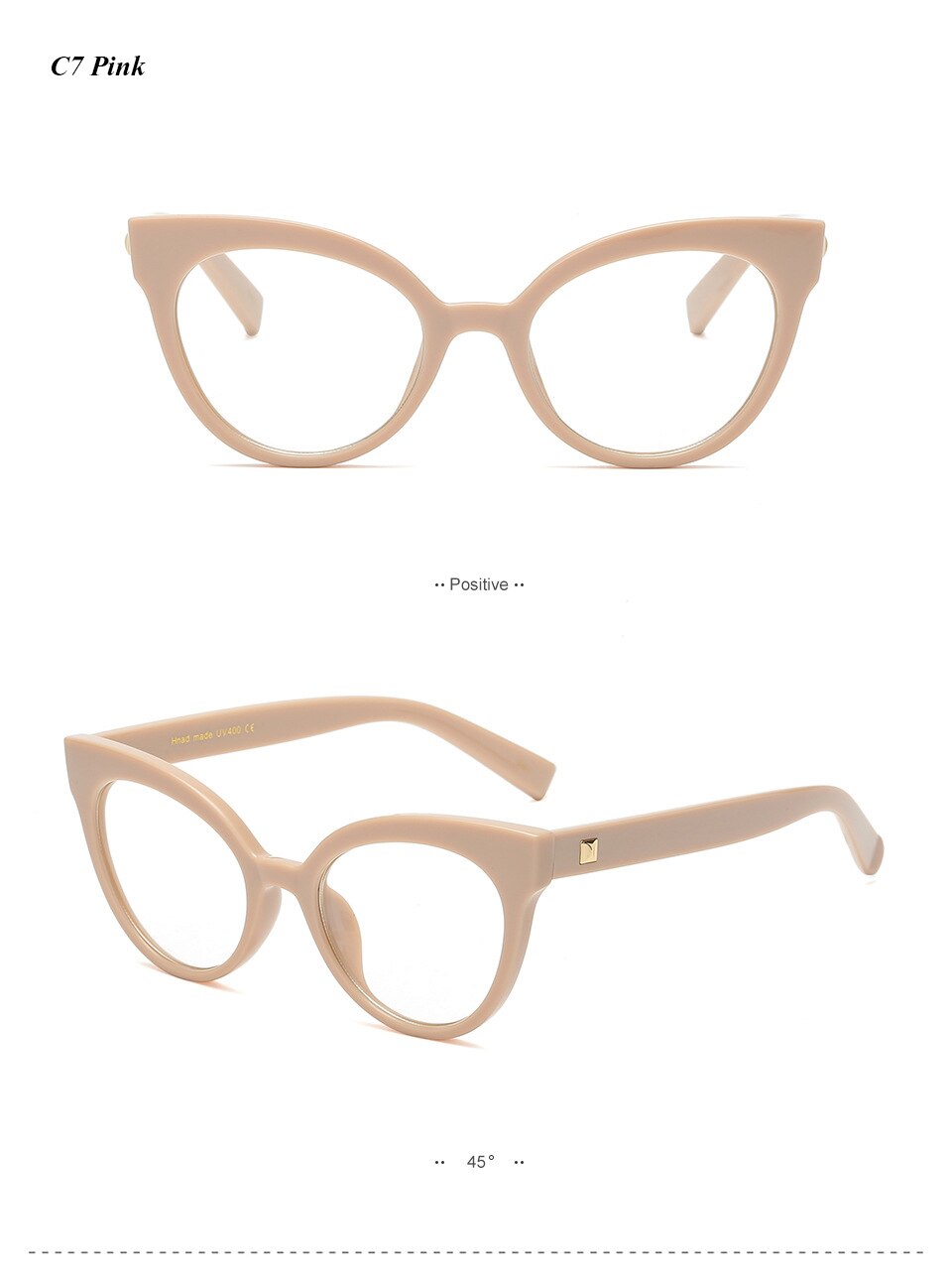 mimiyou Modern Cat Eye Eyewear Women Optical Clear... – Grandado