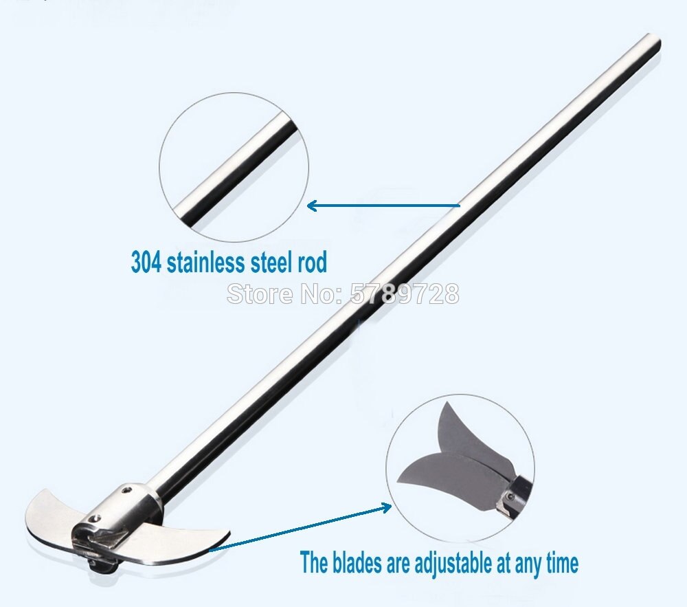 1pc stainless steel two-leaf folding crescent blad... – Vicedeal