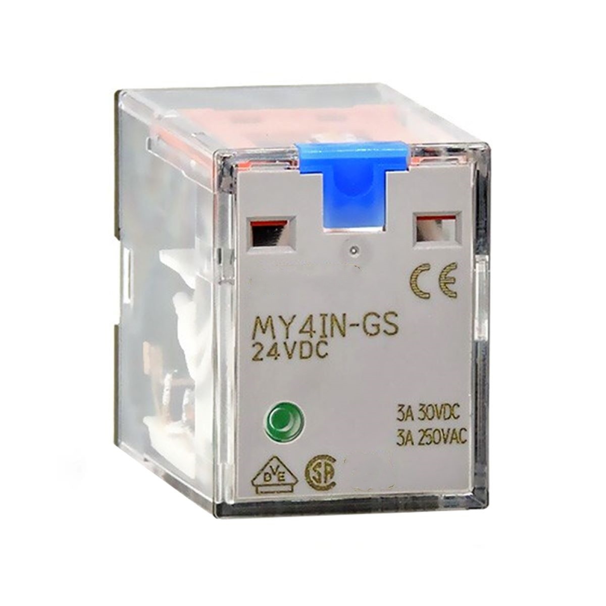 MY4IN-GS DC24 BY OMZ/C MY4 5142R relay – Grandado