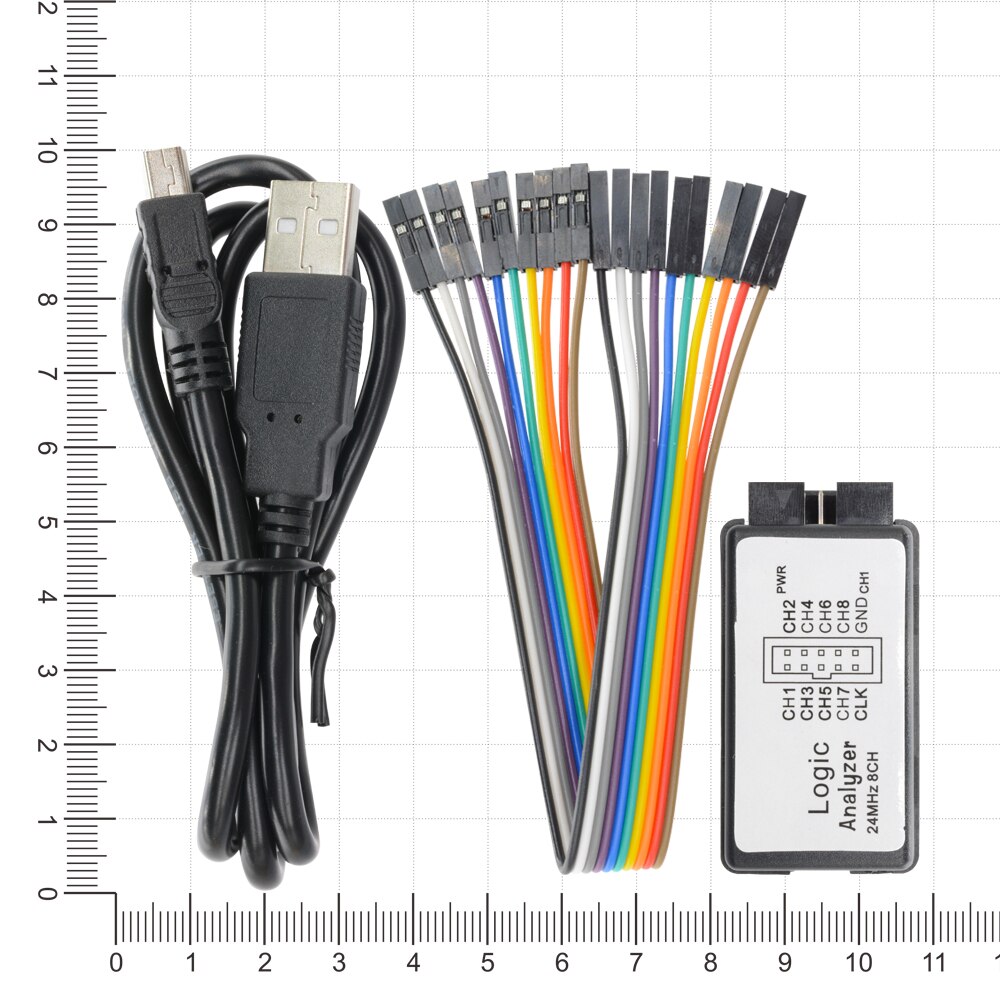 24M 8CH Mini Portable USB Logic Analyzer Microcont... – Grandado 24M 8CH Mini Portable USB Logic Analyzer Microcont... – Grandado