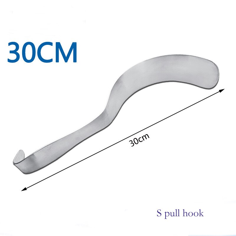 S Retractor Large abdominal hook Stainless steel D... – Vicedeal