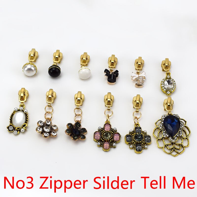Meetee 5pcs 3#/5# Metal Zipper Silders for Metal Z... – Vicedeal
