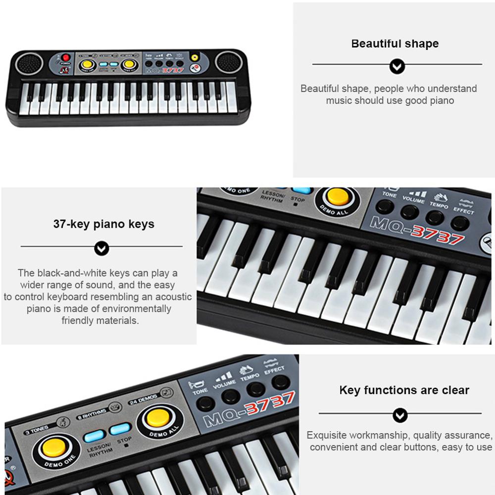 37-Key Electric Digital Key Board Piano Musical In... – Vicedeal