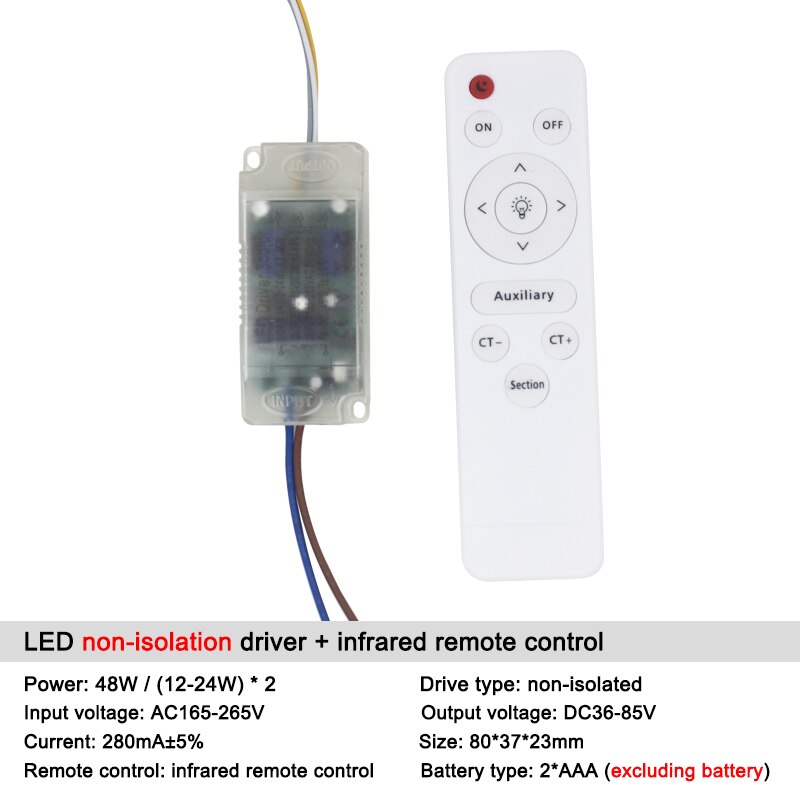 LED Driver 15-24W 48W Drive Power Supply Lighting ... – Grandado
