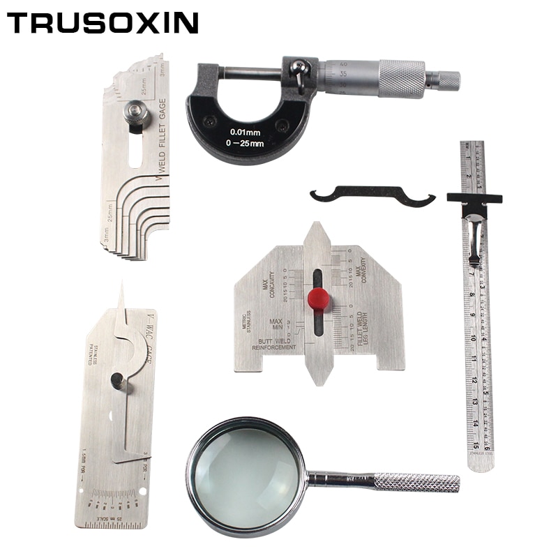 Welding Parts 6PCS Welding Inspection Gauge Weld S... – Vicedeal