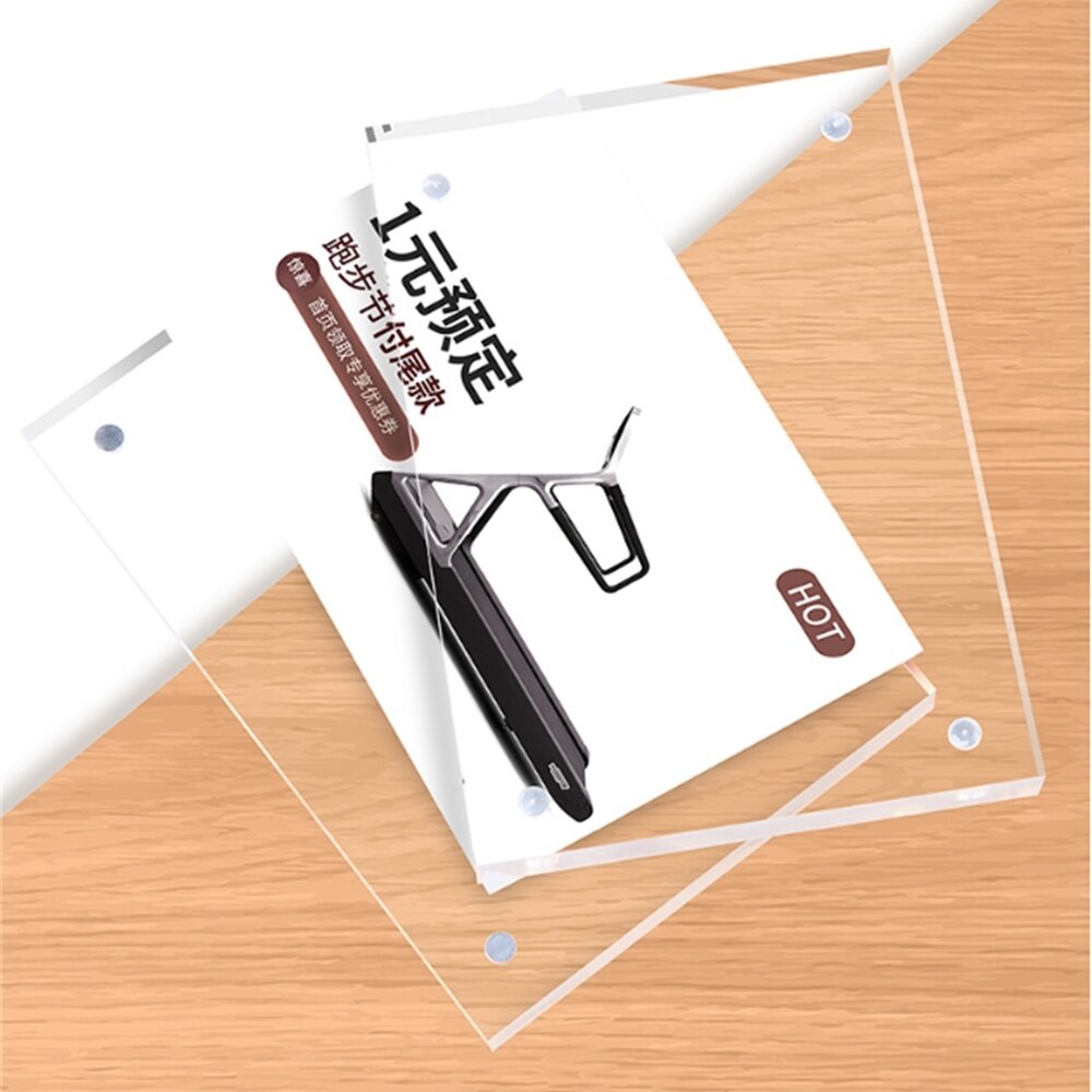 10*15cm Magnetic Acrylic Menu Price Tag Label Fram... – Vicedeal