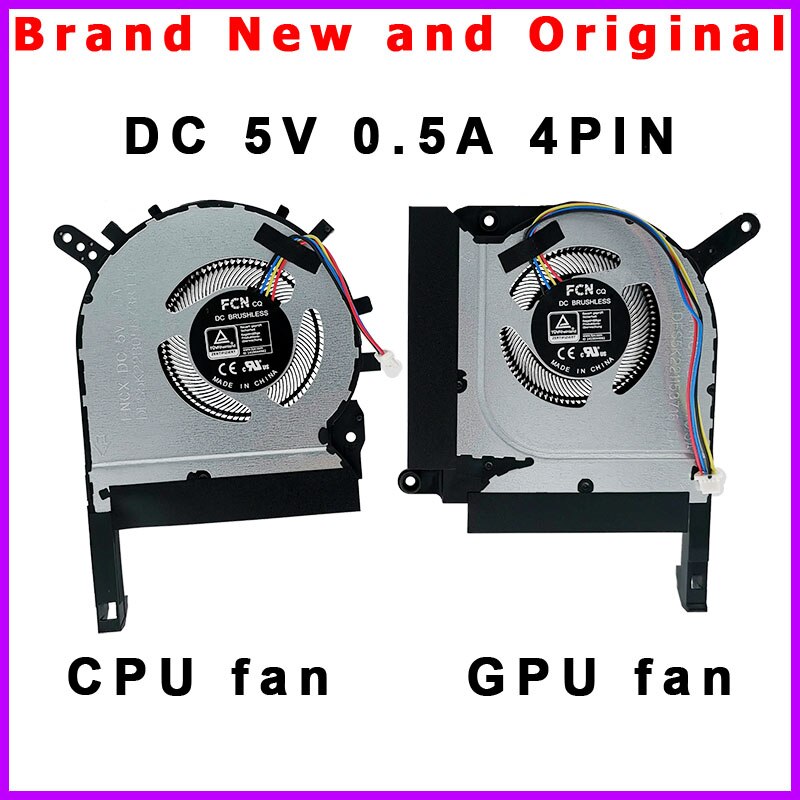 Laptop CPU GPU Cooling Fan Cooler Radiator for ASU... – Grandado