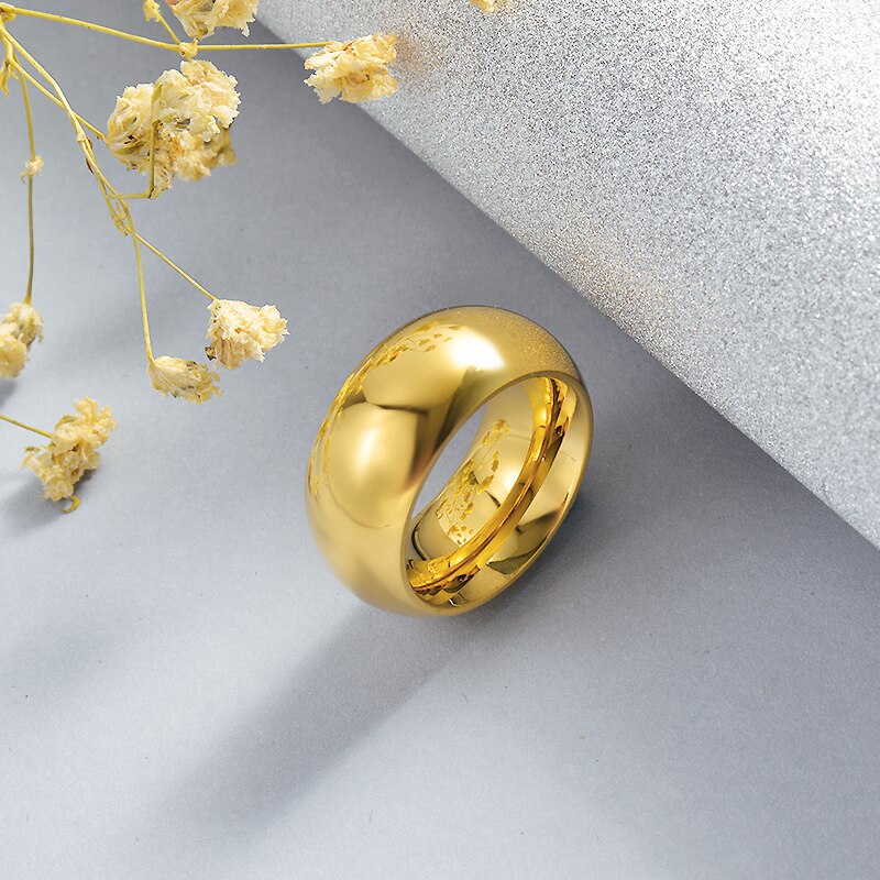 Baoyan Solid Gold Vinger Ringen Luxe Liefde Promis... – Vicedeal