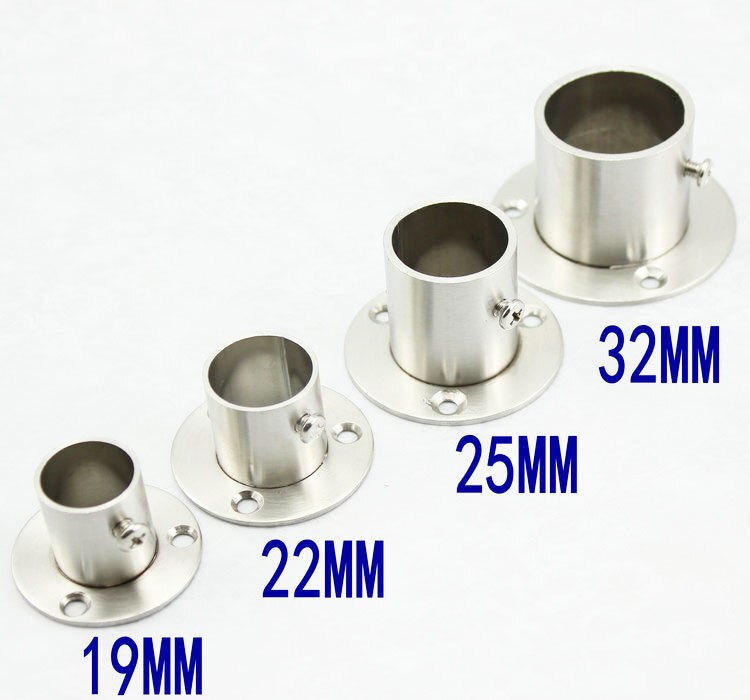 4PCS/lot 304 Stainless Steel Flange Brackets Fit f... – Grandado