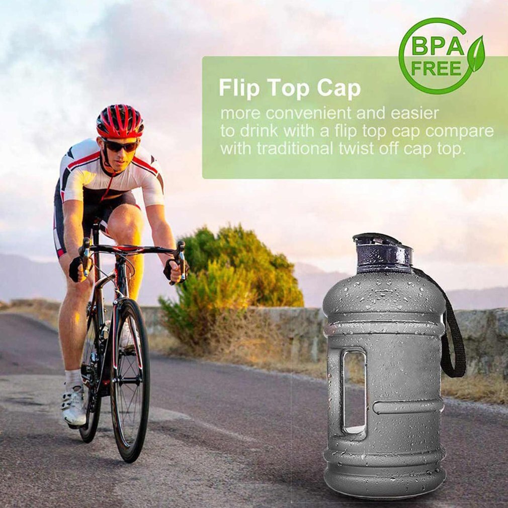 2.2L Large Capacity Outdoor Sports Water Bottle Pl... – Vicedeal