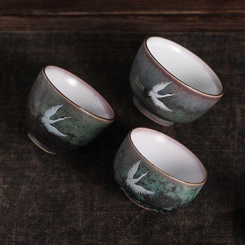 Fairy Crane Tea Cup Tea Set Tea Ceremony Accessori... – Grandado