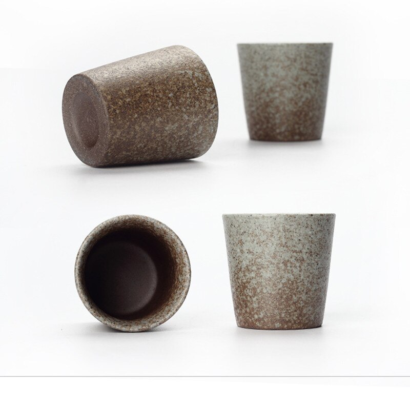 Japanese Coarse Pottery Tea Cup Kung Fu Ceramic Cu... – Vicedeal